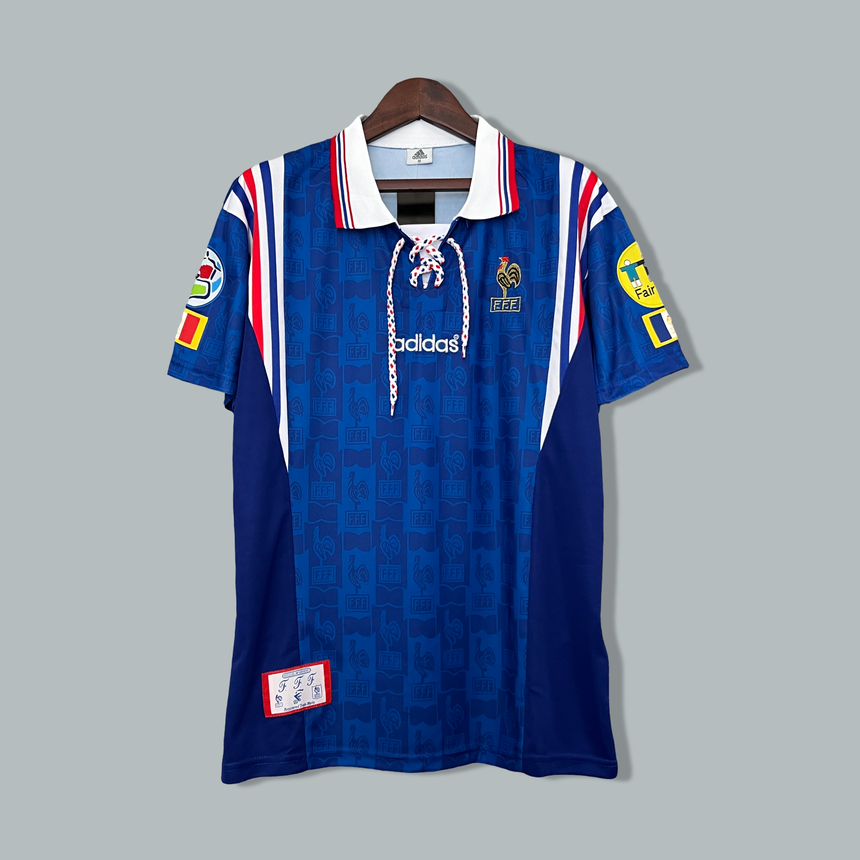 1996 France Home Retro Kit – FootballRegal