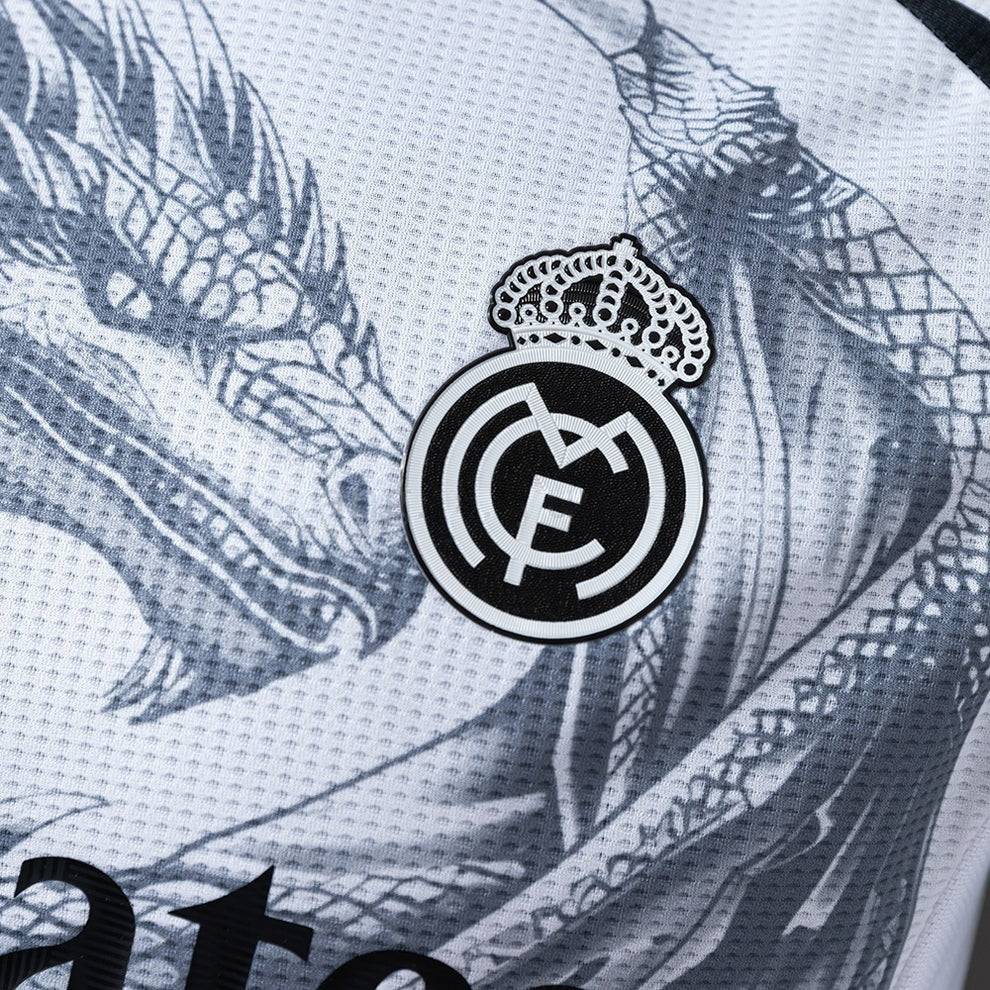 Real Madrid 25/26 "Silver Wyrm" Player Version Premium Kit – FootballRegal