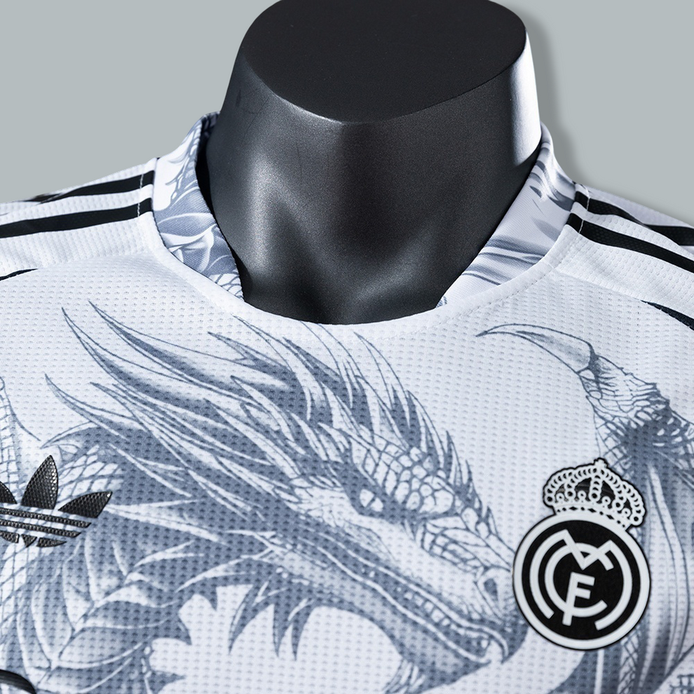 Real Madrid 25/26 "Silver Wyrm" Player Version Premium Kit – FootballRegal